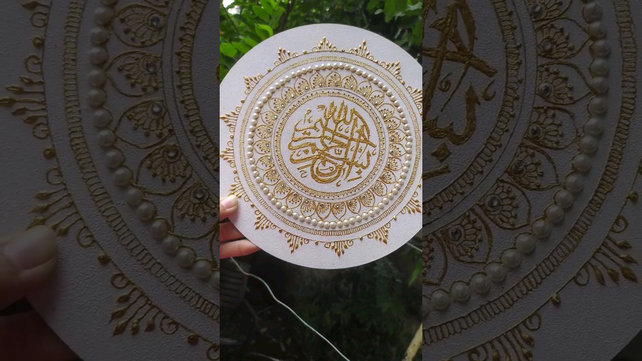 arabic calligraphy potrait round https://instagram.com/ncreativeart ...