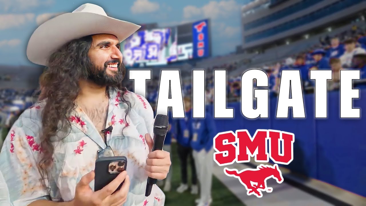 Esfand's Tailgate Tour @ SMU vs Pittsburgh ft. WakeWilder | Season 4 ...