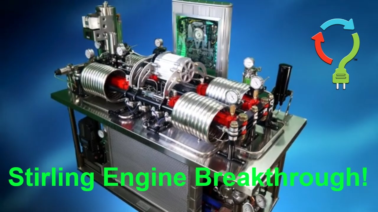 Novel Therm's Green Energy Stirling Engine HPC Solution - YouTube