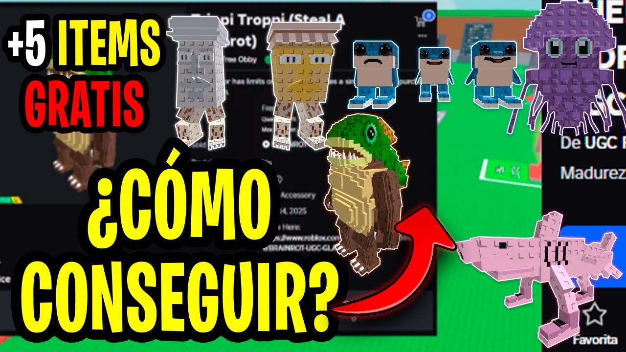 Como conseguir +5 BRAINROT GARAMAS TRALALERITAS GRATIS en PUENTE DE ...