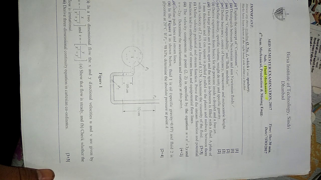 BIT SINDRI 4rth sem mining brand mid sem questions - YouTube