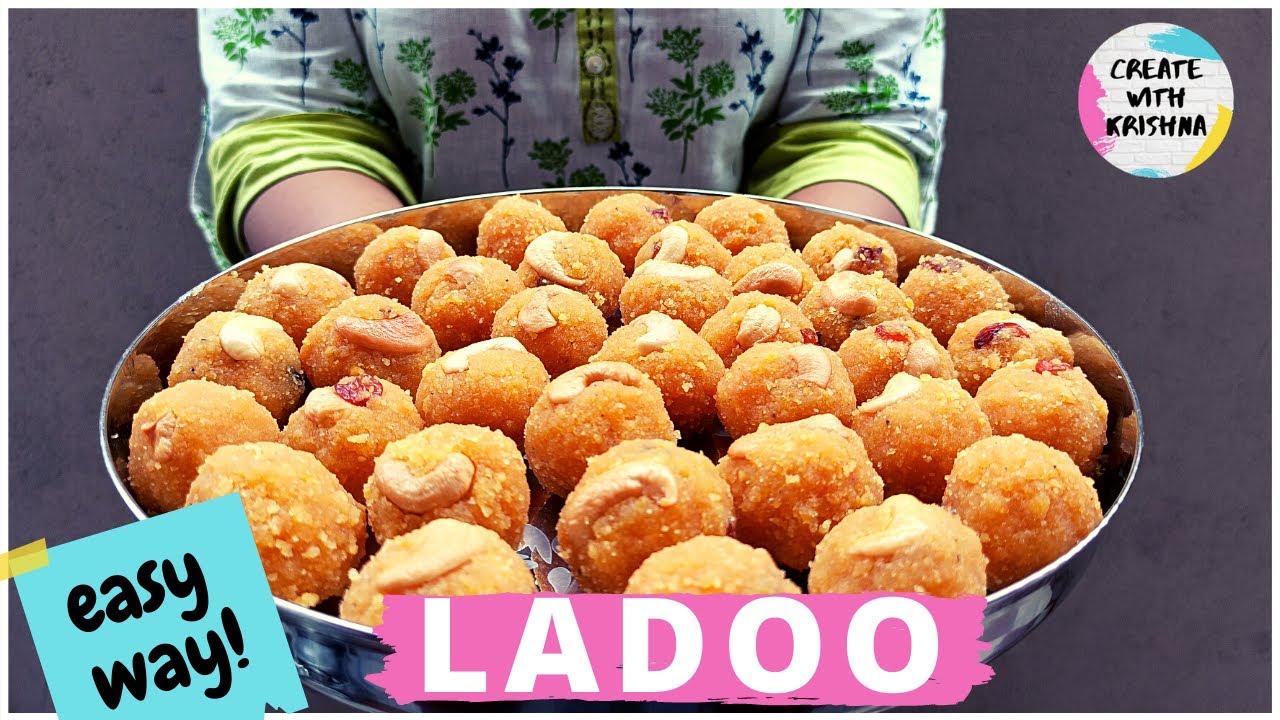 How to make Ladoo in easy way |బూందీ లేకుండా లడ్డూ చేయటం ఎంత ఈజీనో ...