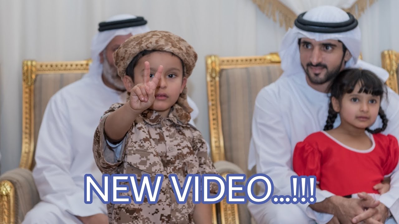 Sheikh Hamdan فزاع Fazza Dubai Crown Prince Meets Elders & Small ...