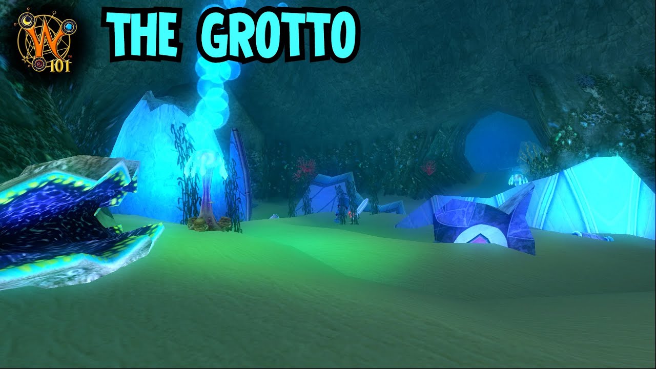 The Grotto - Wizard101 Ambience W/O Music - YouTube