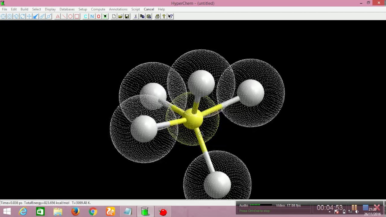 Tutorial HyperChem - YouTube