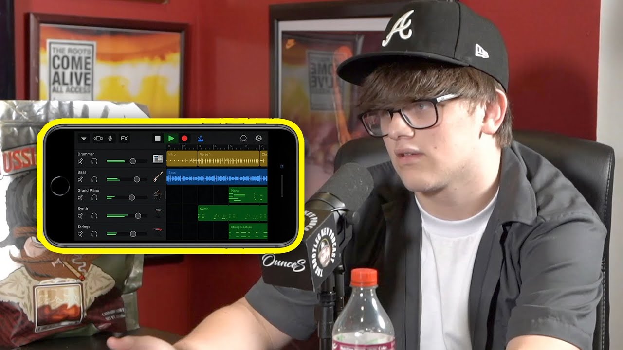 Lil Seeto On Recording His Music On His iPhone Using GarageBand - YouTube