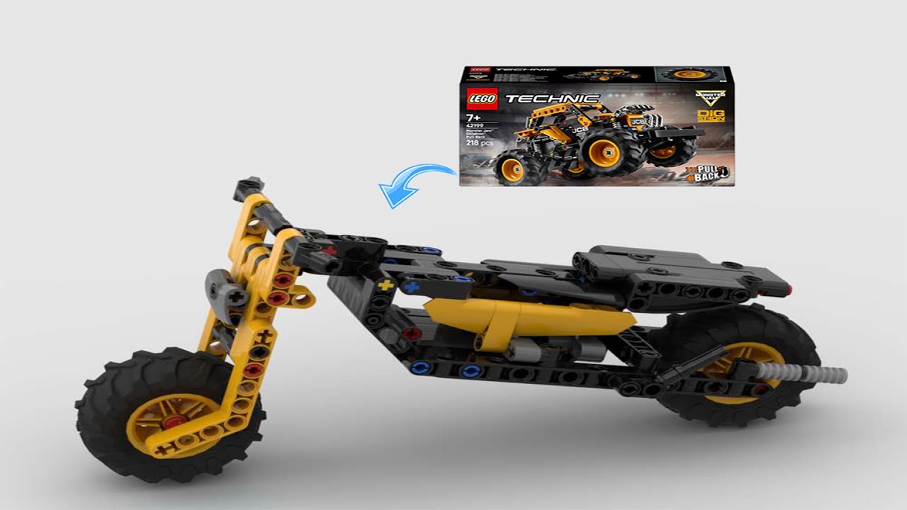 LEGO Technic Motorbike 42199 Alternative. - YouTube