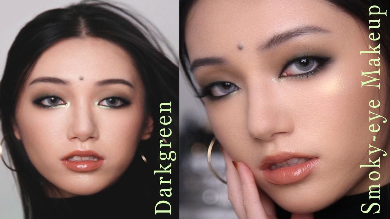 【Suzy】爆A | 单眼皮墨绿色烟熏轻欧美妆 SMOKY EYES - YouTube