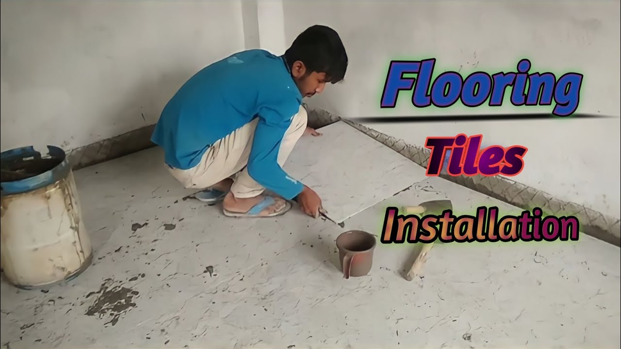 4×2 Installation Tiles Floor In Bed Room☺️ - YouTube