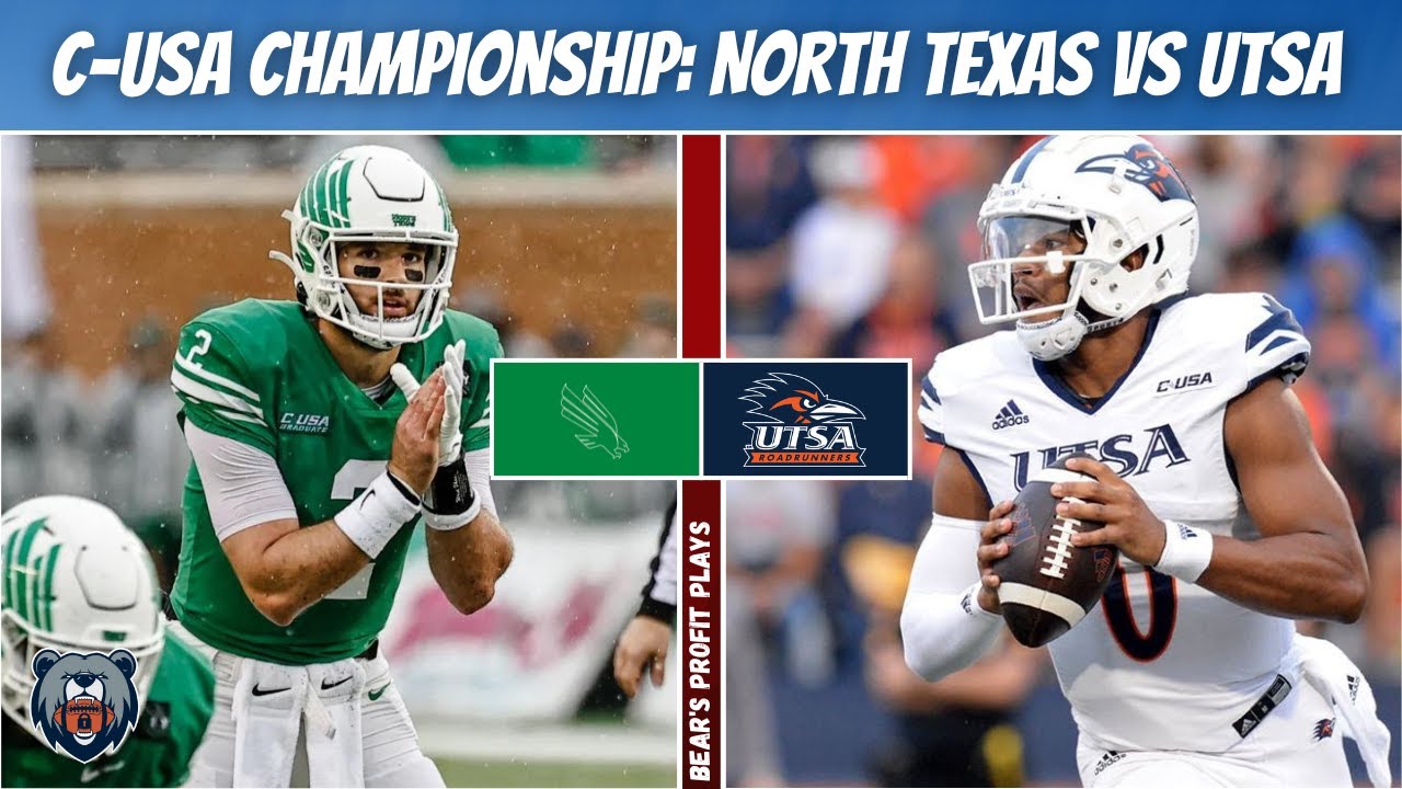 North Texas vs UTSA Best Bets & Trends | C-USA Championship | College ...