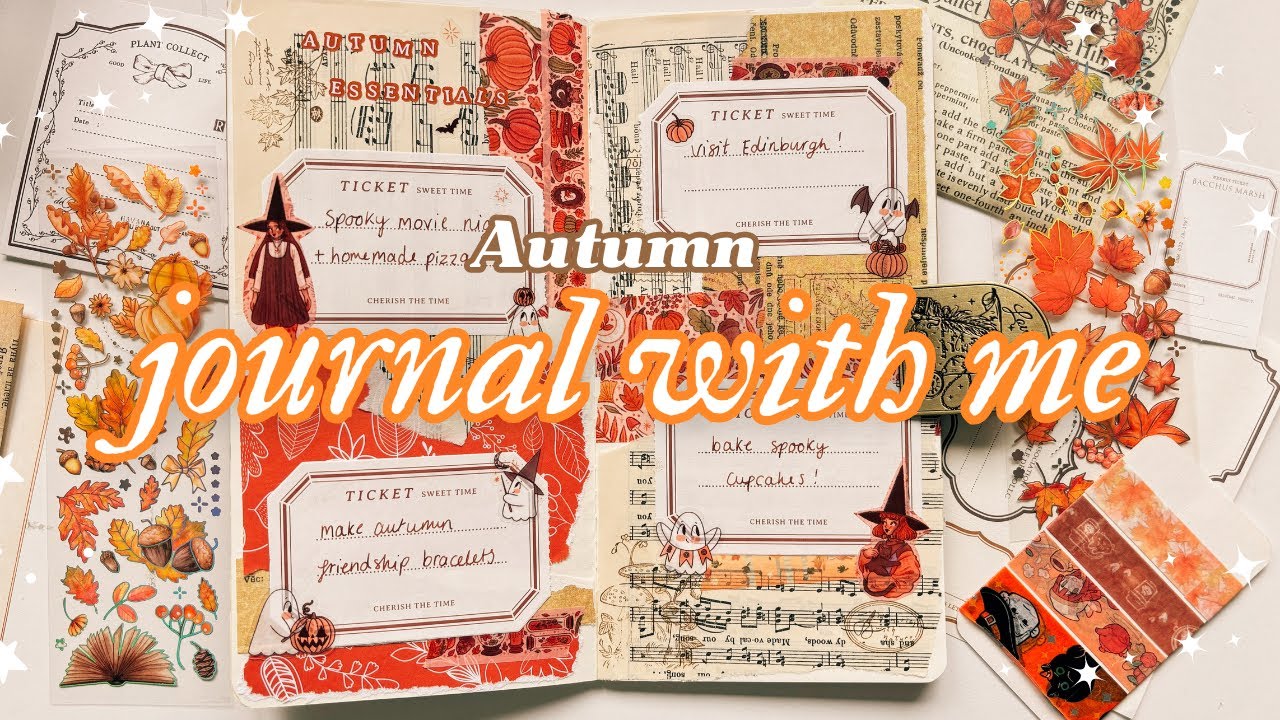 Journal With Me 💫 Autumn essentials, Autumn bucket list and planning my ...