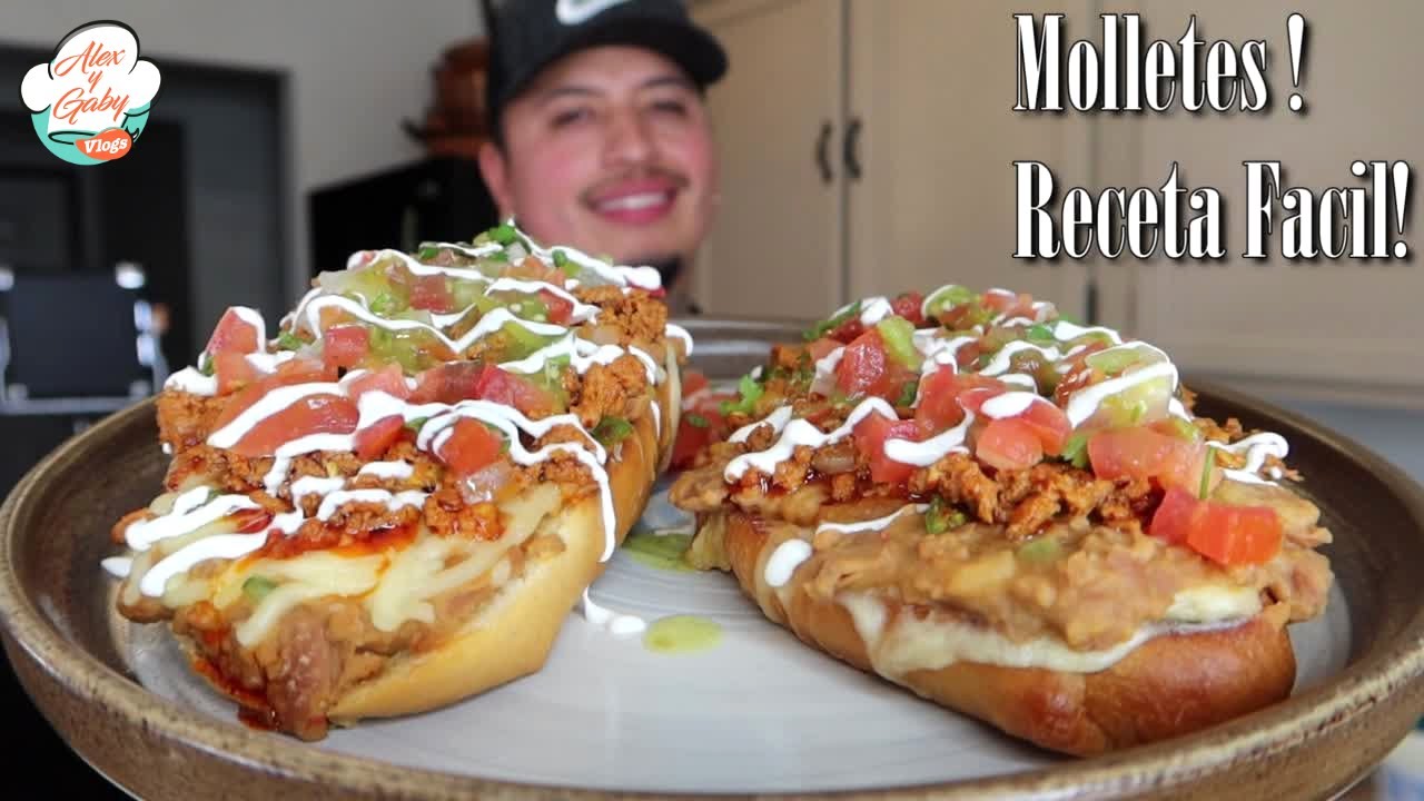 MOLLETES PARA DESAYUNO! |RECETA ECONOMICA Y FACIL| - YouTube
