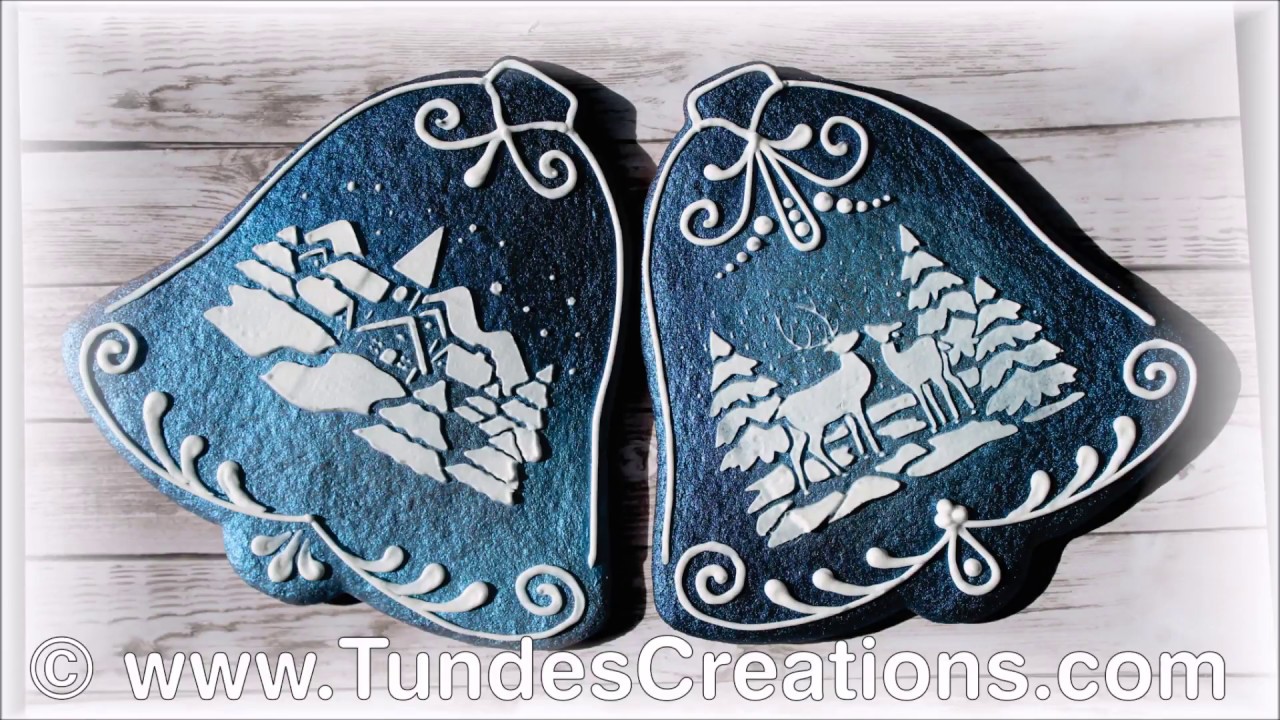Amazing bell cookie design - quick and easy - YouTube