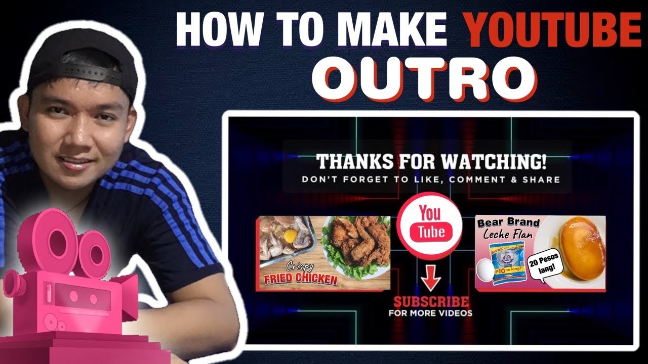 How to make Outro using INTRO MAKER App Tutorial - YouTube