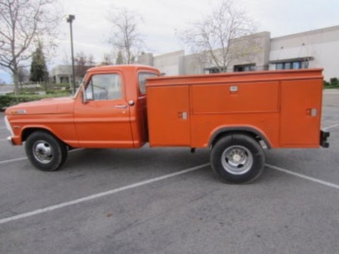 1968 Ford F350 Utility Truck on GovLiquidation.com - YouTube