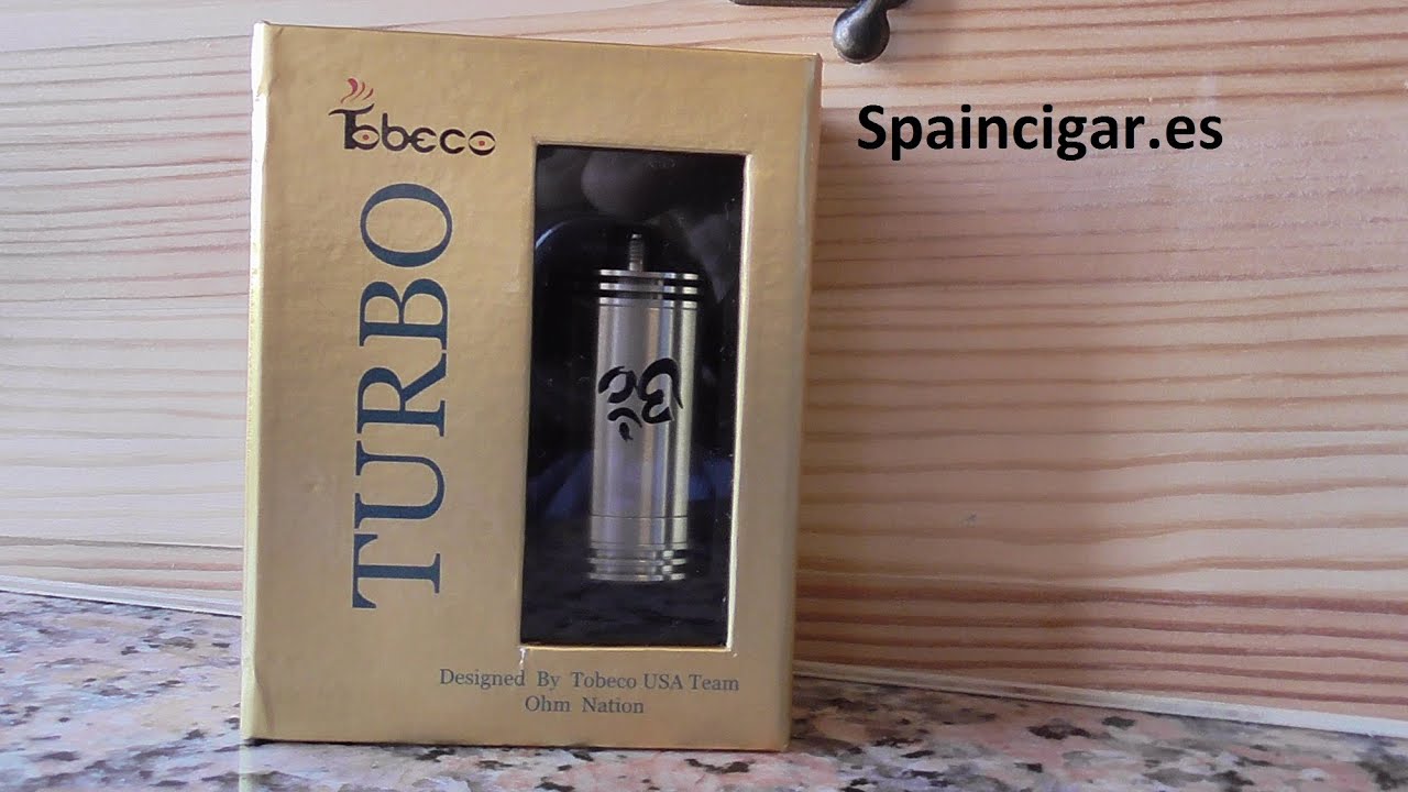 Turbo RDA designed by Tobeco Ohm Nation - Spaincigar Release - YouTube