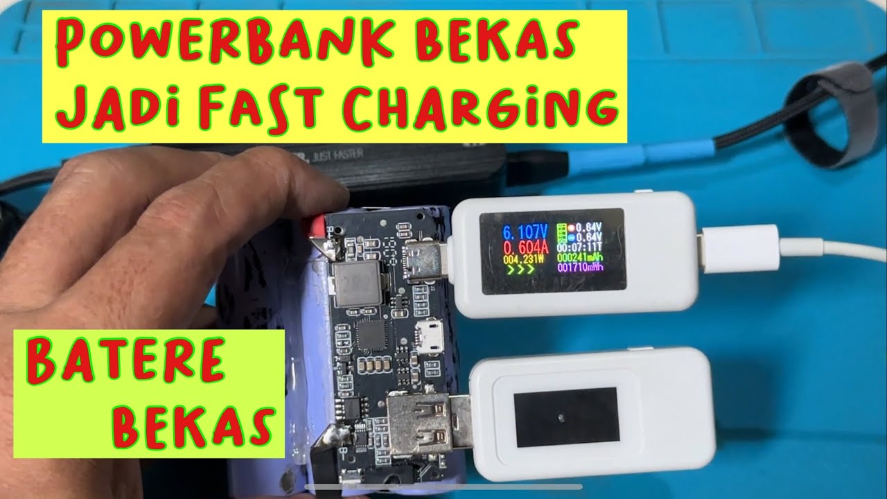DIY Power Bank | Baterry & Modul Charger bekas - YouTube