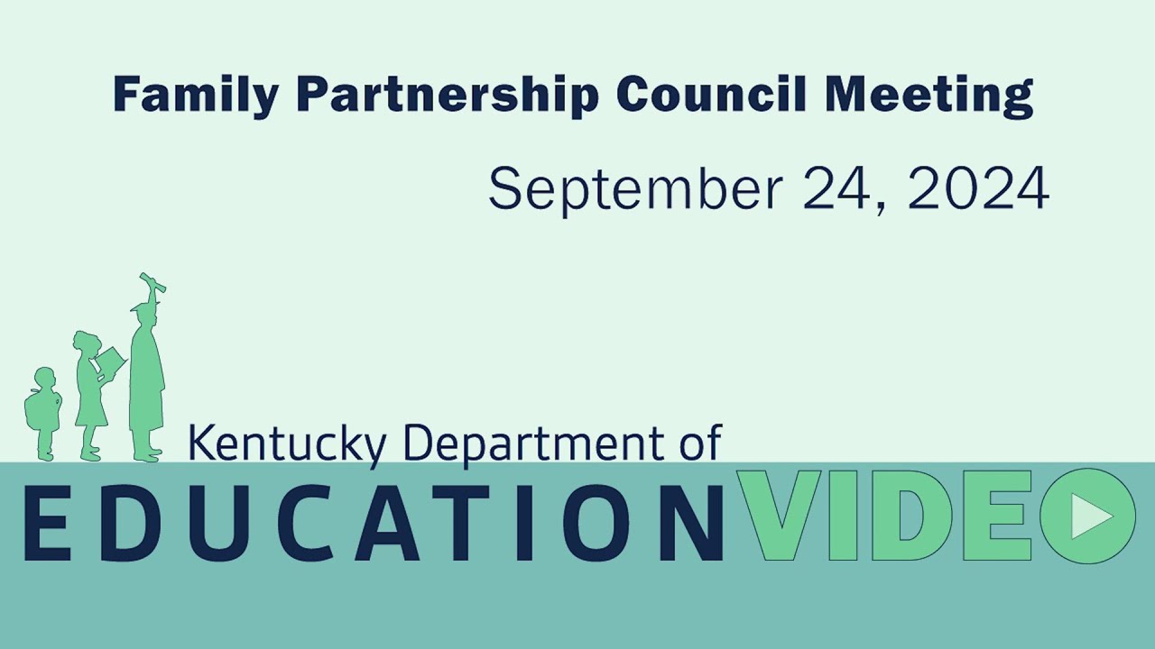 Family Partnership Council Meeting – September 24, 2024 - YouTube