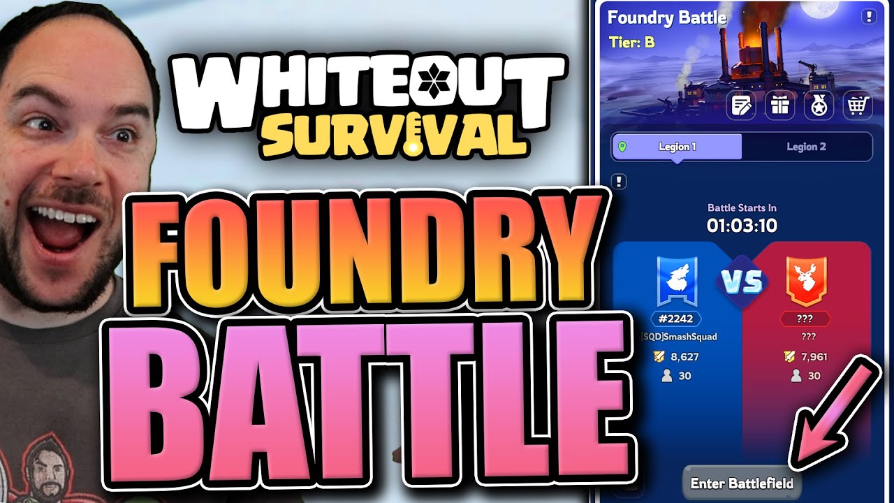 Foundry Battle! [Gameplay and Live Stream] Whiteout Survival - YouTube