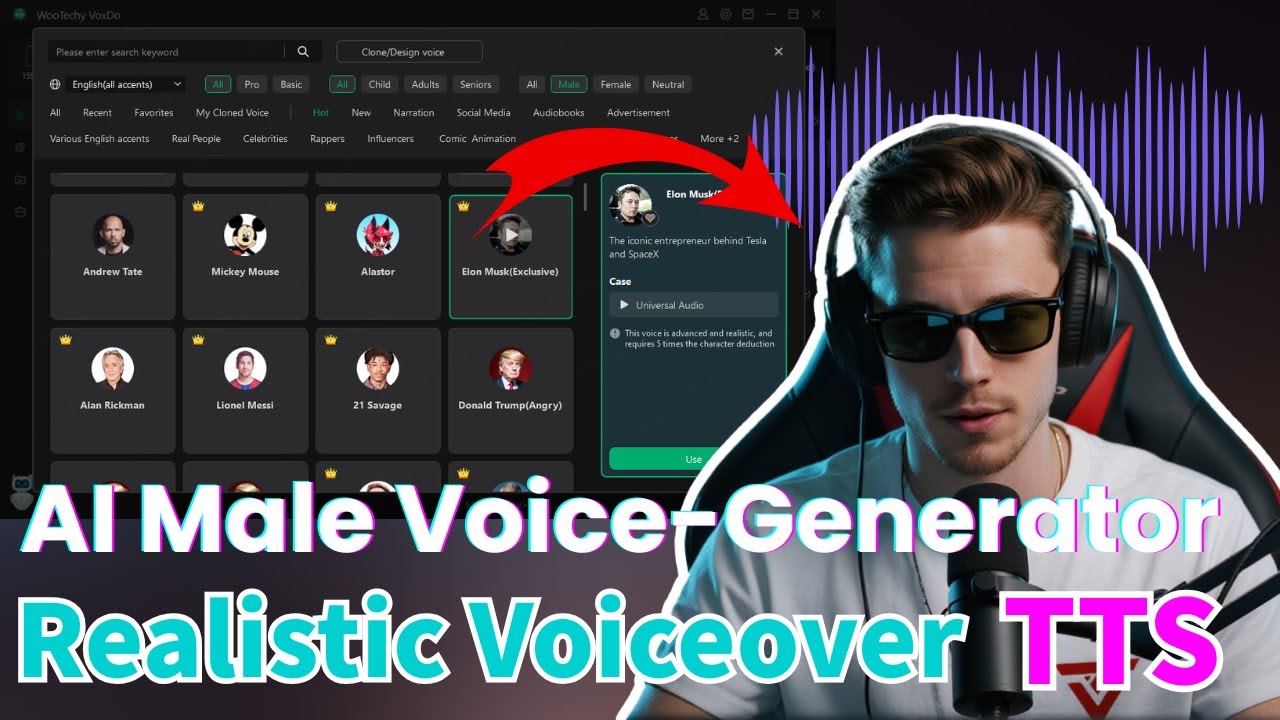 [AI Male Voice] Realistic & Natural AI Male Voice Generator | Best ...