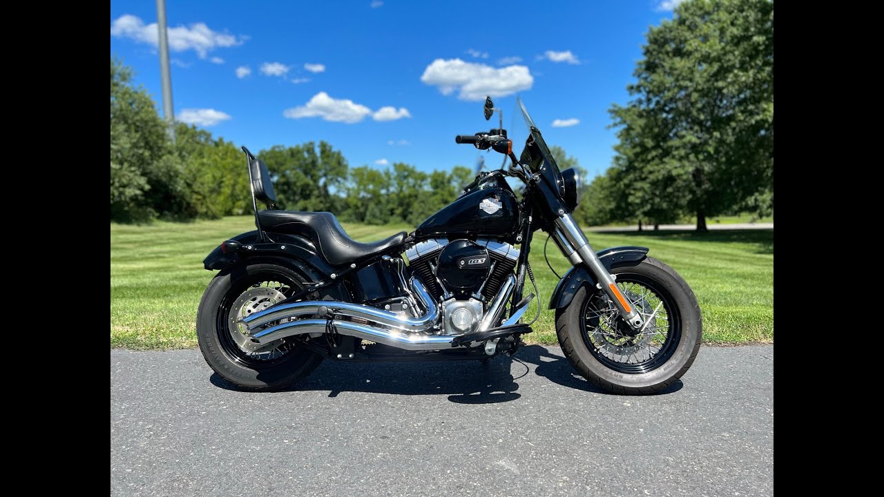 2016 Harley-Davidson Softail Slim FLS Vivid Black 15,296 Original Miles ...