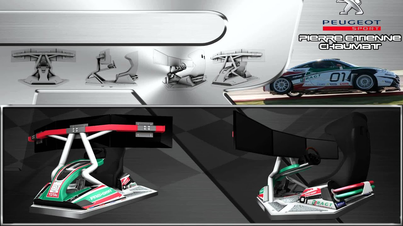 Racestart "RC6" Simulateur 6 axes - YouTube