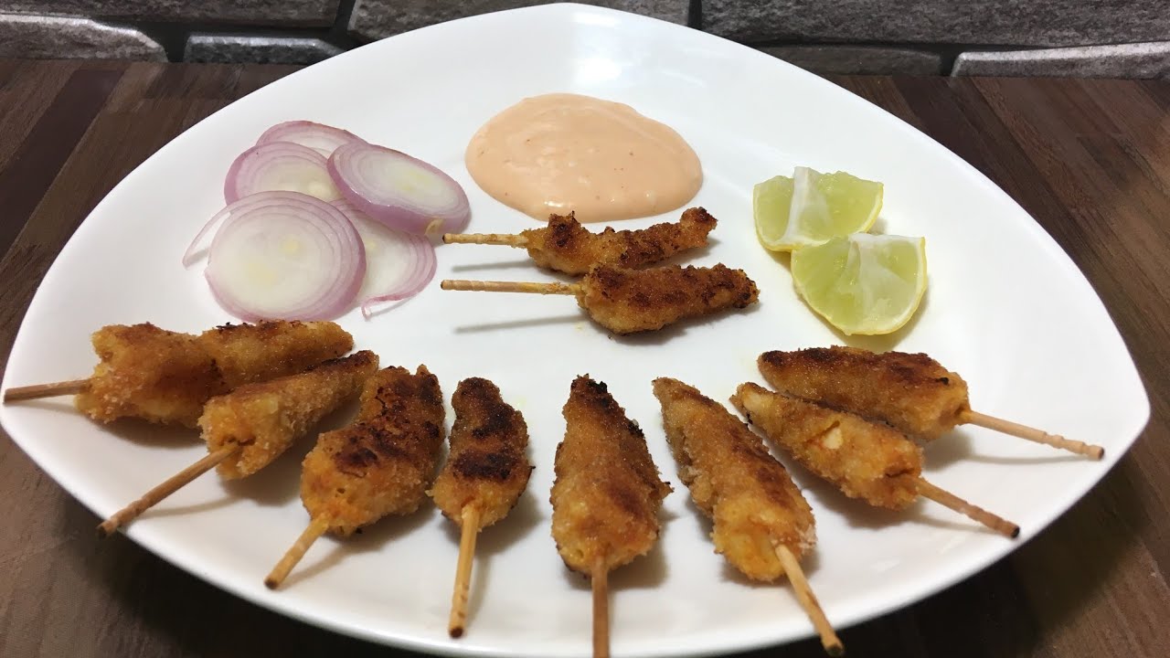 Prawn Lollipop | Prawn sticks | Tandoori prawn | Prawn Skewers | Masala ...