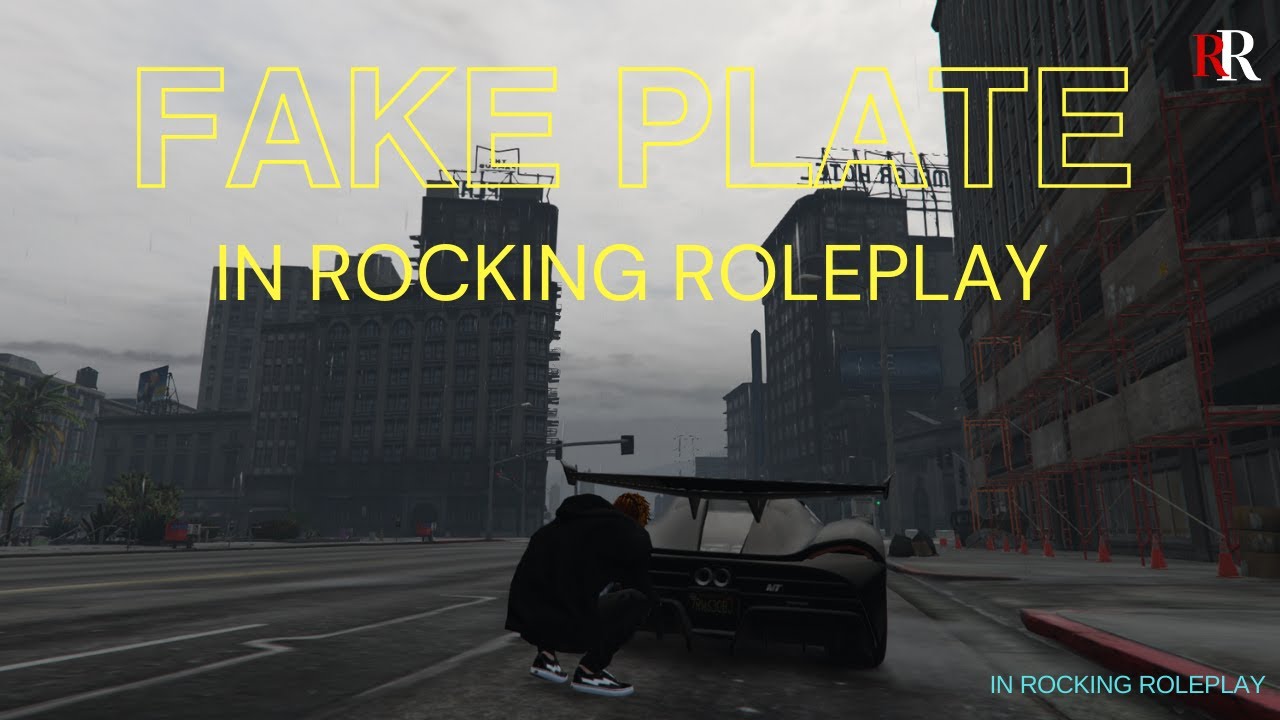 Rocking Roleplay - Fake Number Plate In Rocking Roleplay - YouTube