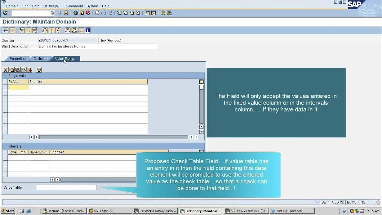 Creating Data Dictionary (DDIC) Table in SAP ABAP - YouTube