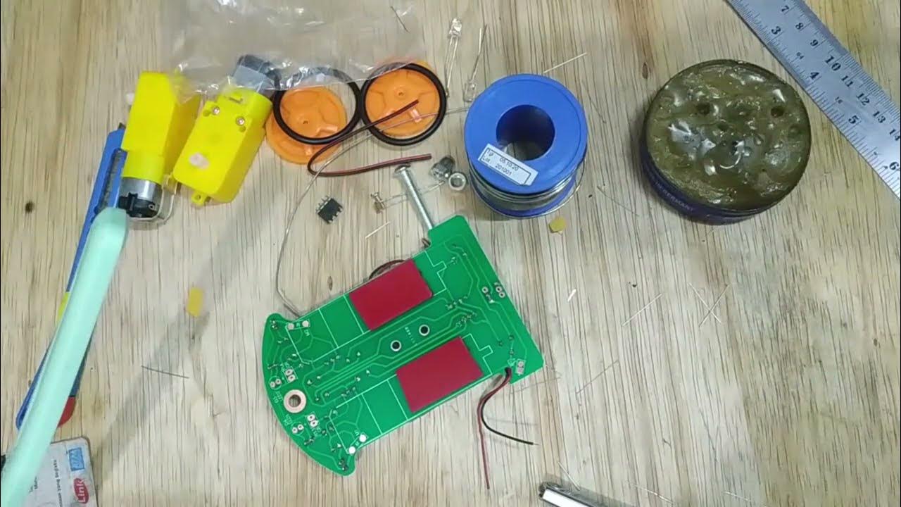 Merakit Robot Line Follower Analog Sederhana Mudah dan Murah - YouTube