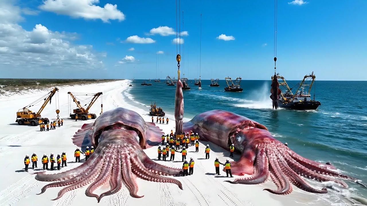 We Found the Giant Squid Hotspot… The Haul Was Unreal! | Deep-Sea ...