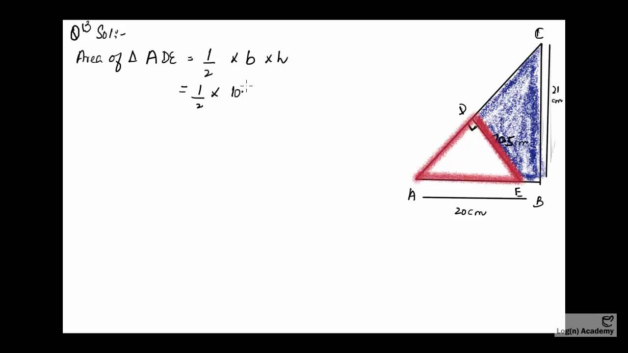 Buzjani Maths Series - Problem and Solution - Find the area of the ...