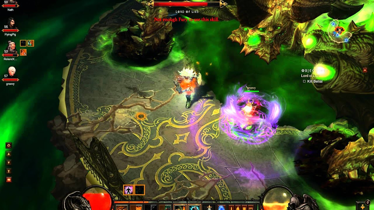 Diablo 3, Hell Difficulty, Belial - YouTube