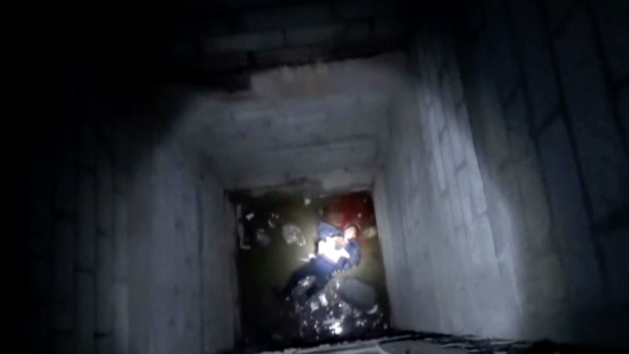 Man Rescued from Elevator Shaft in East China - YouTube