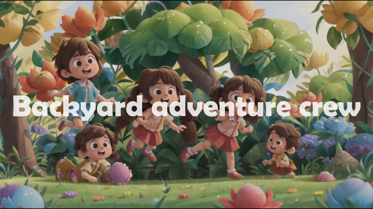 Backyard Adventure Crew ♬ Kids Songs | Happy song | Adventure time ...