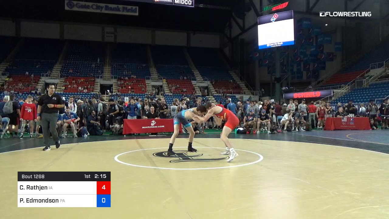 132 Lbs Rnd Of 32 Caleb Rathjen Iowa Vs Patrick Edmondson Pennsylvania ...
