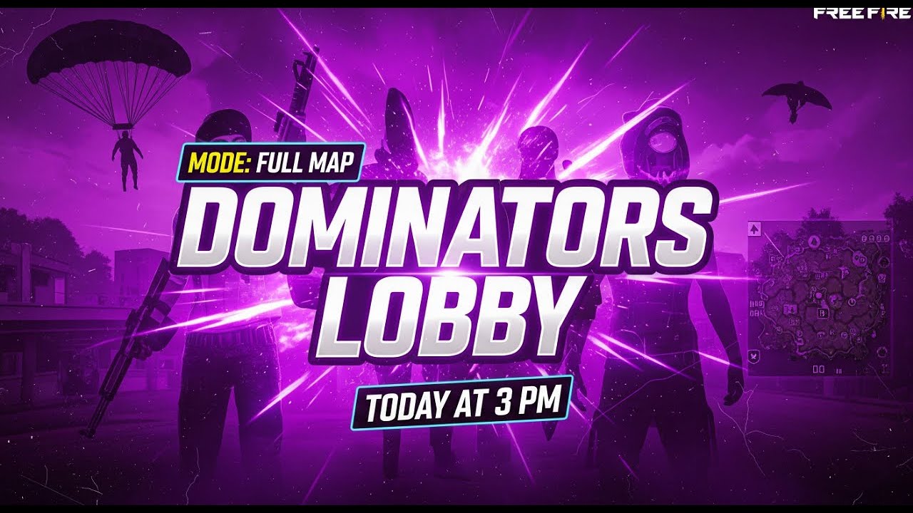 🔥 Dominators Lobby | Elite Free Fire Battle Arena 🔴 - YouTube