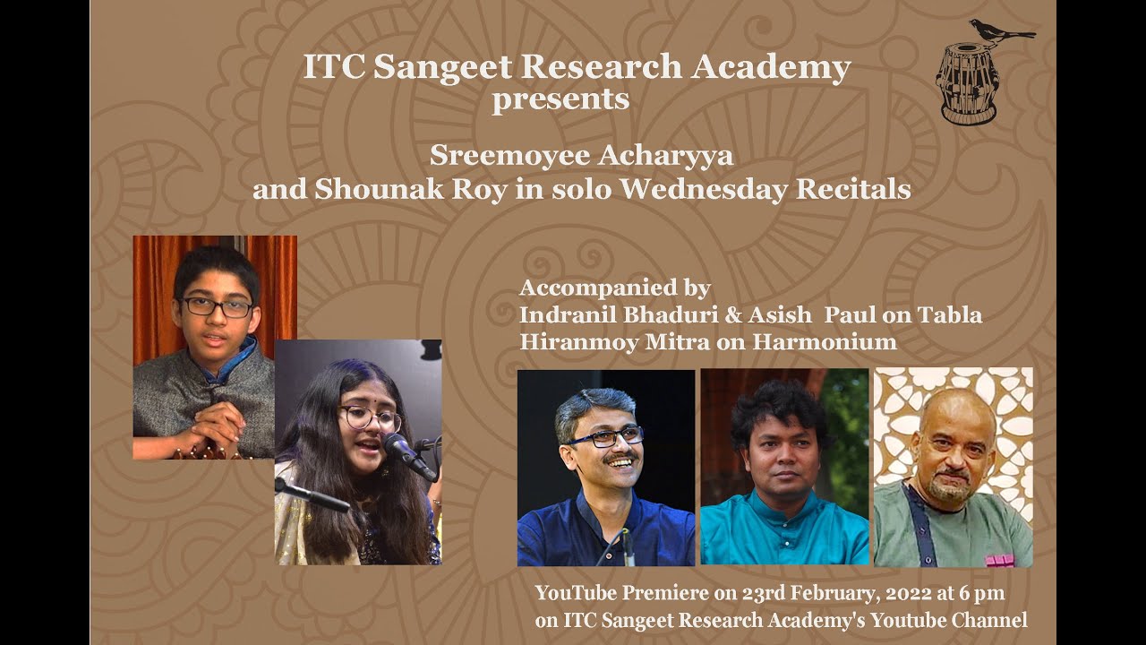 Wednesday Recital-Sreemoyee Acharyya and Shounak Roy - YouTube