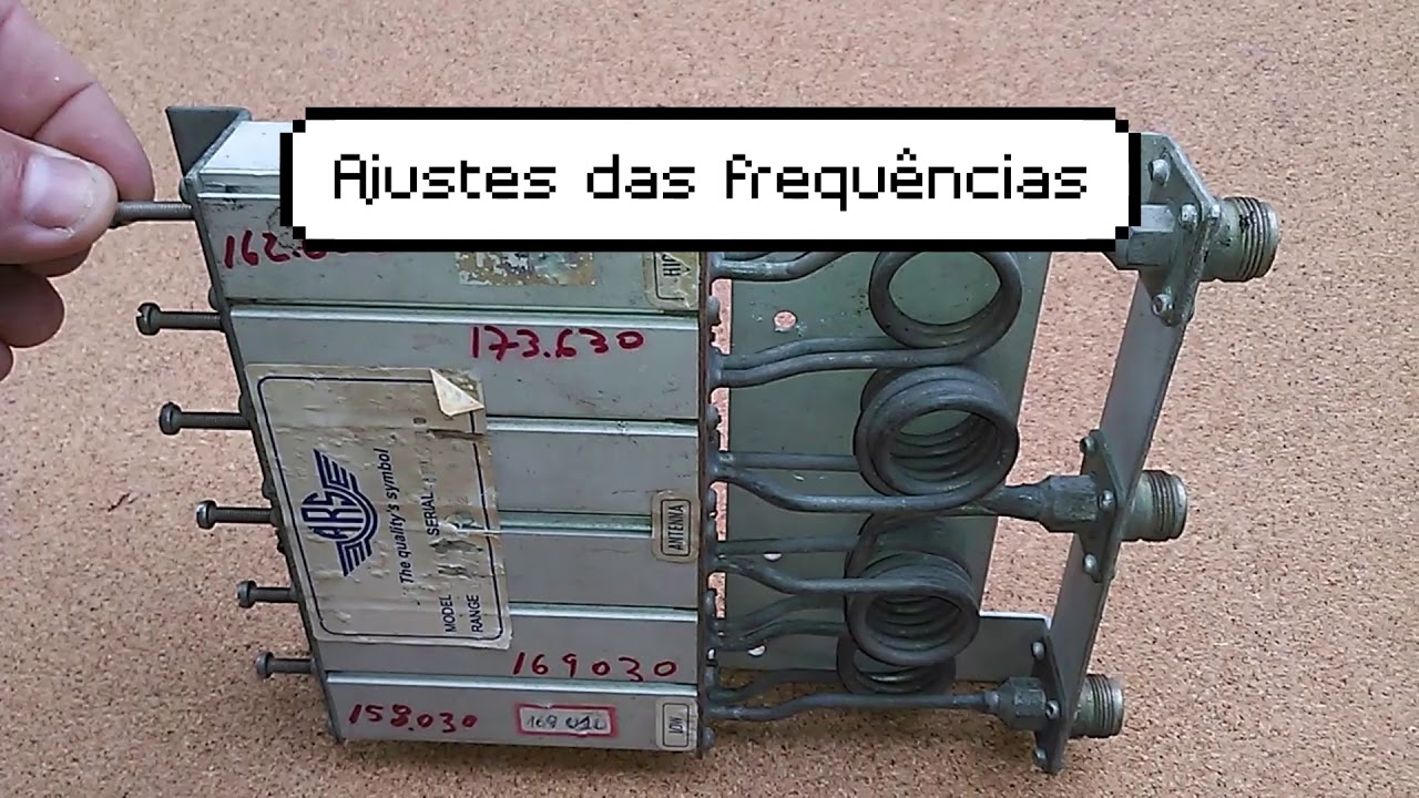 Duplexador de Frequencia de Repetidora de Radio VHF - YouTube