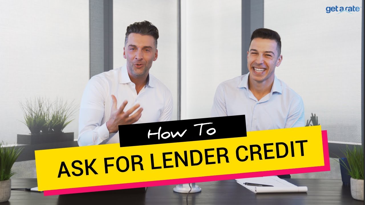 How Lender Credit Works For Home Buyers - YouTube