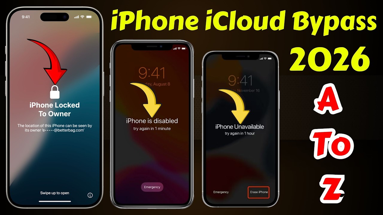 How to bypass Apple Id Lock (Activation Lock) any iPhone - 2026 - YouTube