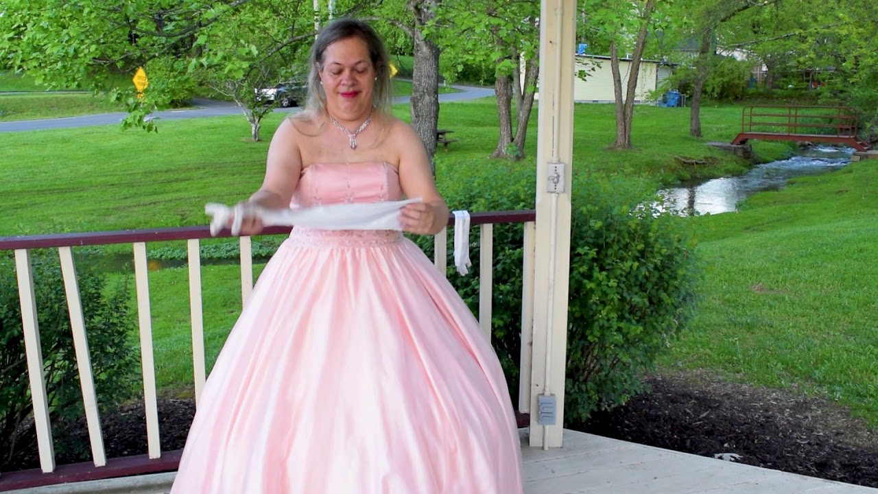 Transgender/crossdresser Gal Models Pink Prom Dress at Jonesborough (TN ...