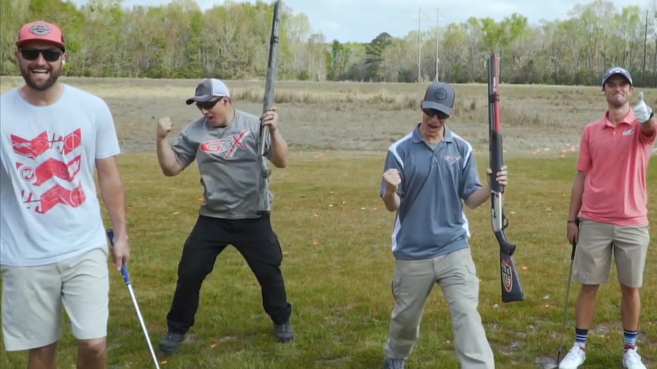 Shotgun Trick Shots: Golf Edition | ft. Bryan Bros and ...
