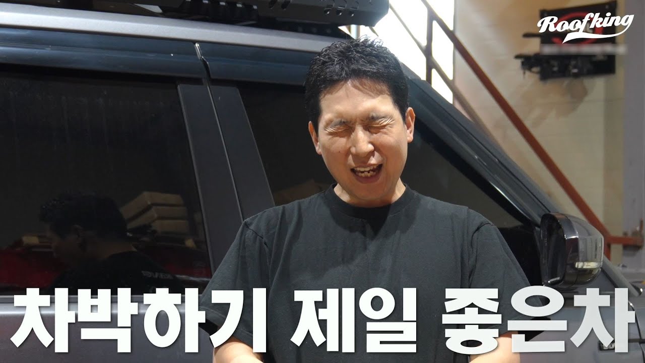 이 맛에 디스커버리4 타는 거 아니겠어 차박하기 제일 좋은 차 랜드로버 파츠 터프루프랙우드패키지리어사다리 풀
