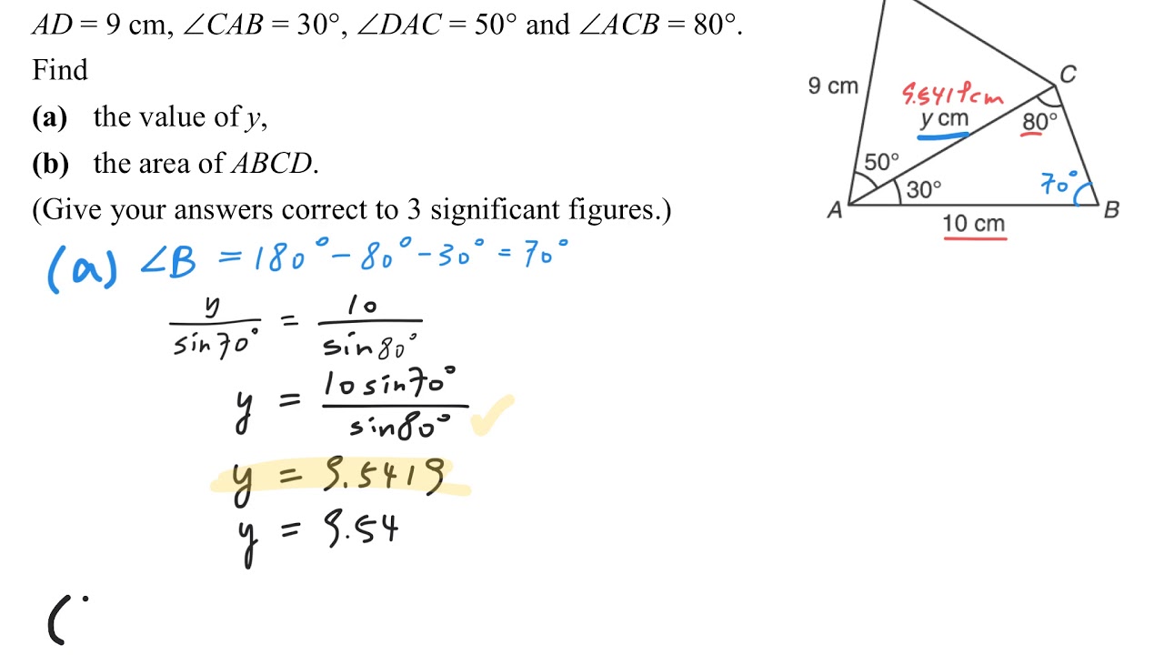 F5 Ch05 Trigonometry in 2D - Ex.C - Teaching Examples - Q.5.11 - YouTube