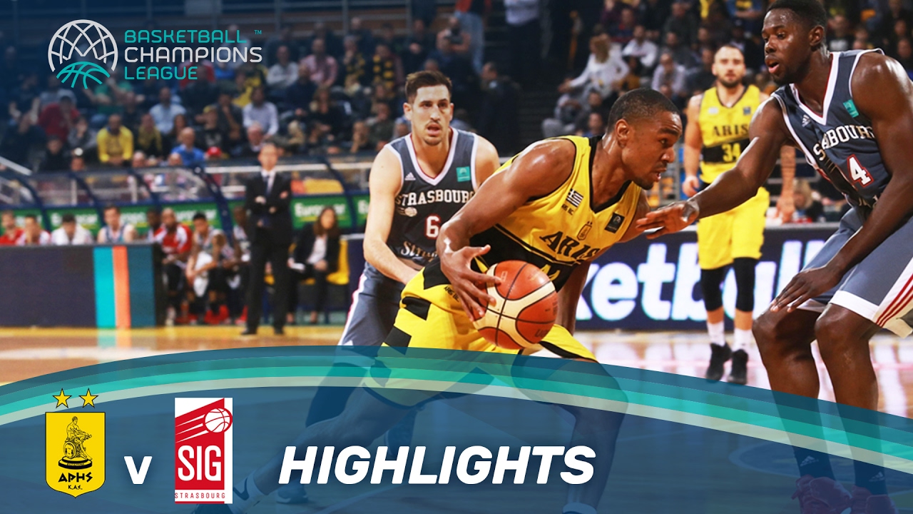 Aris v SIG Strasbourg - Highlights - Basketball Champions League - YouTube