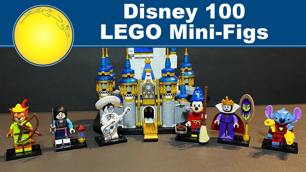 CLOSER LOOK | Disney 100 LEGO Mini-Figs - YouTube