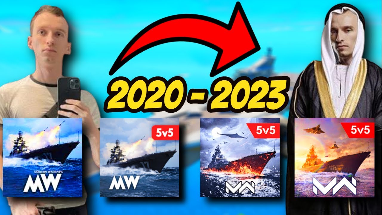 Evolution Of Modern Warships 2020 - 2023 - YouTube
