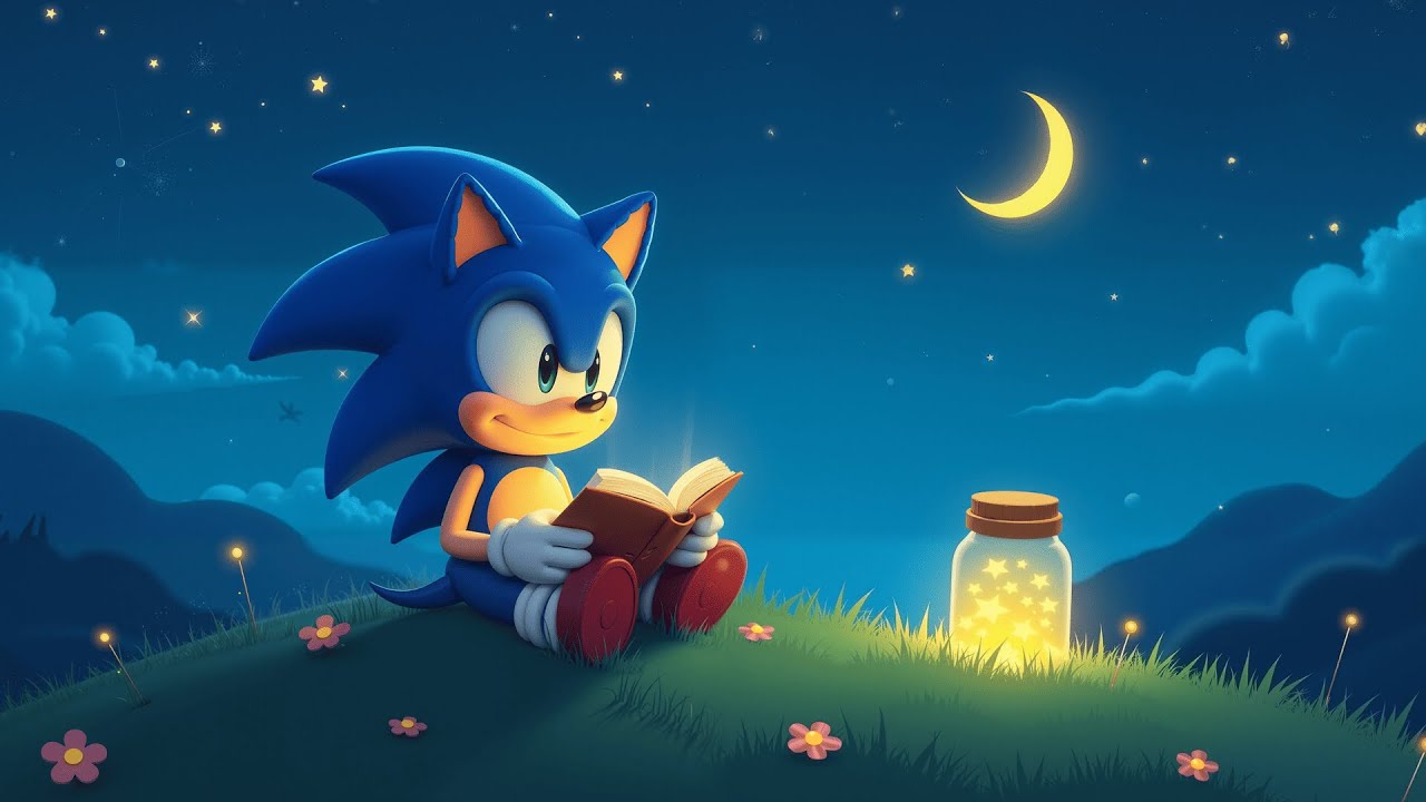 Sonic Moonlight Lofi | Relax & Read Under the Stars 🌙 Lofi Chill - YouTube