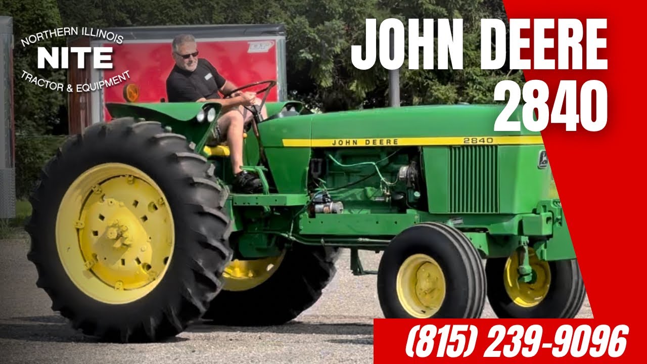 John Deere 2840 at Nite Equipment - YouTube